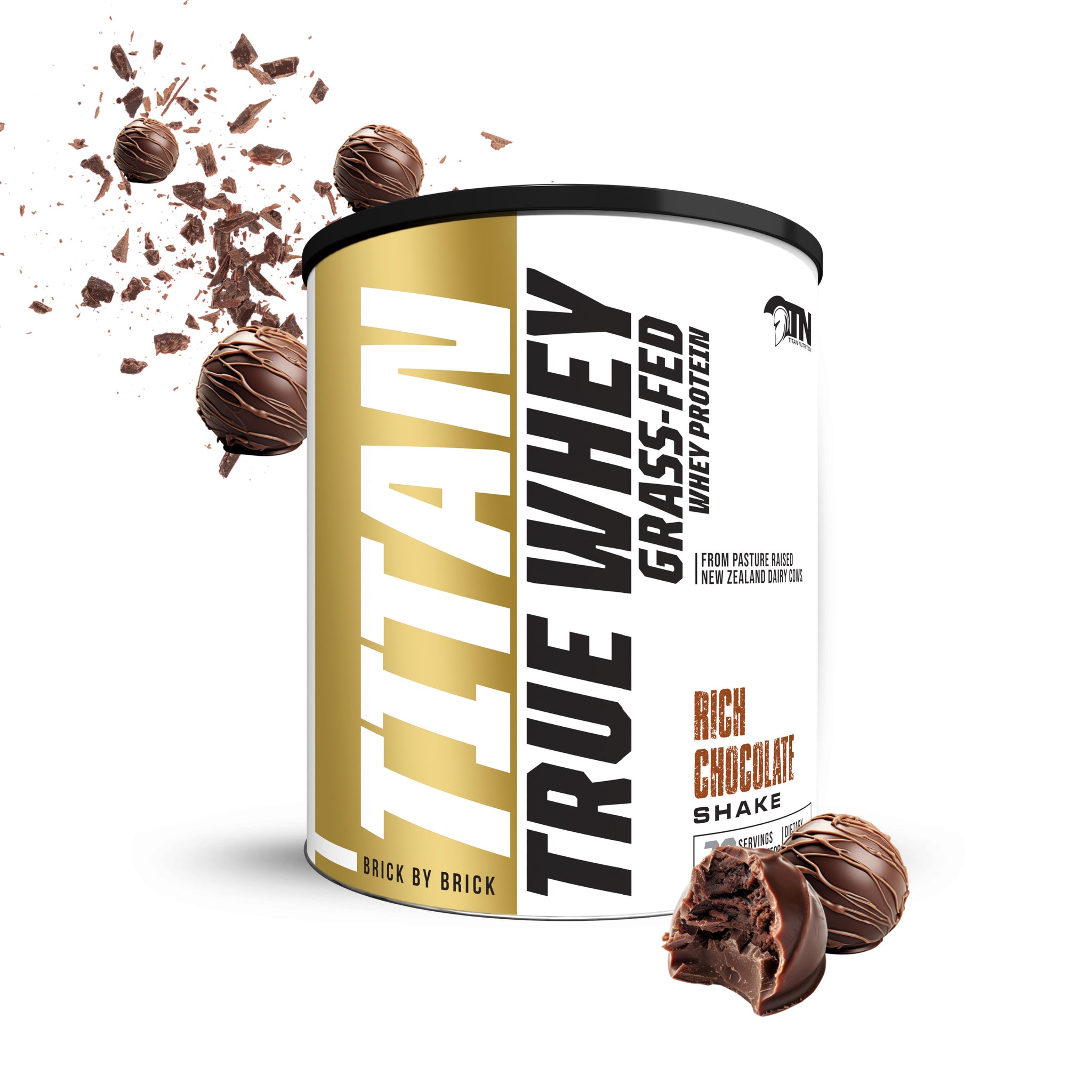 TRUE WHEY 100% Grass-Fed New Zealand Whey Protein, 30 Servings Net Wt ...