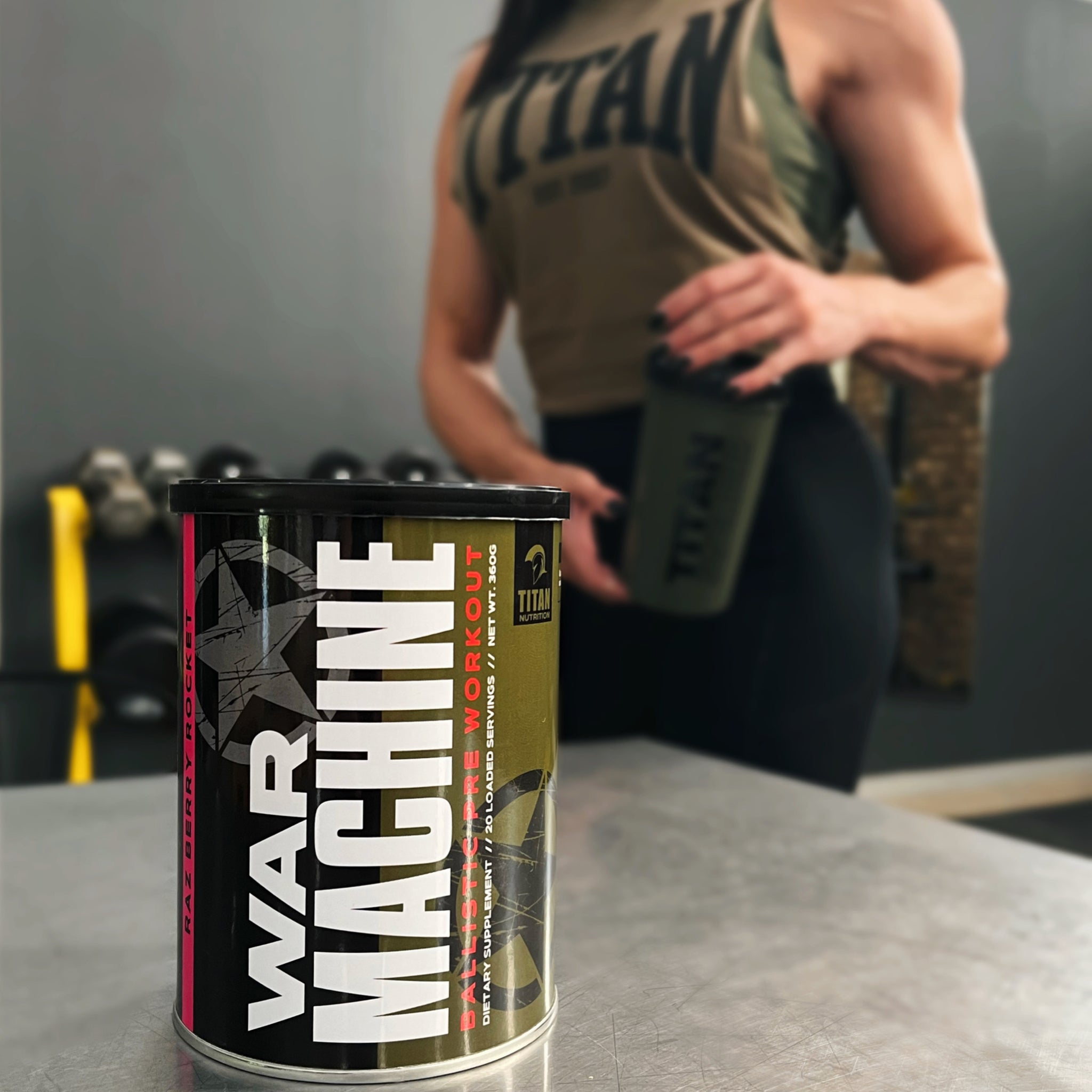 WAR MACHINE Pre-Workout, 20 Loaded Servings, Net Wt.360g – TITAN Nutrition